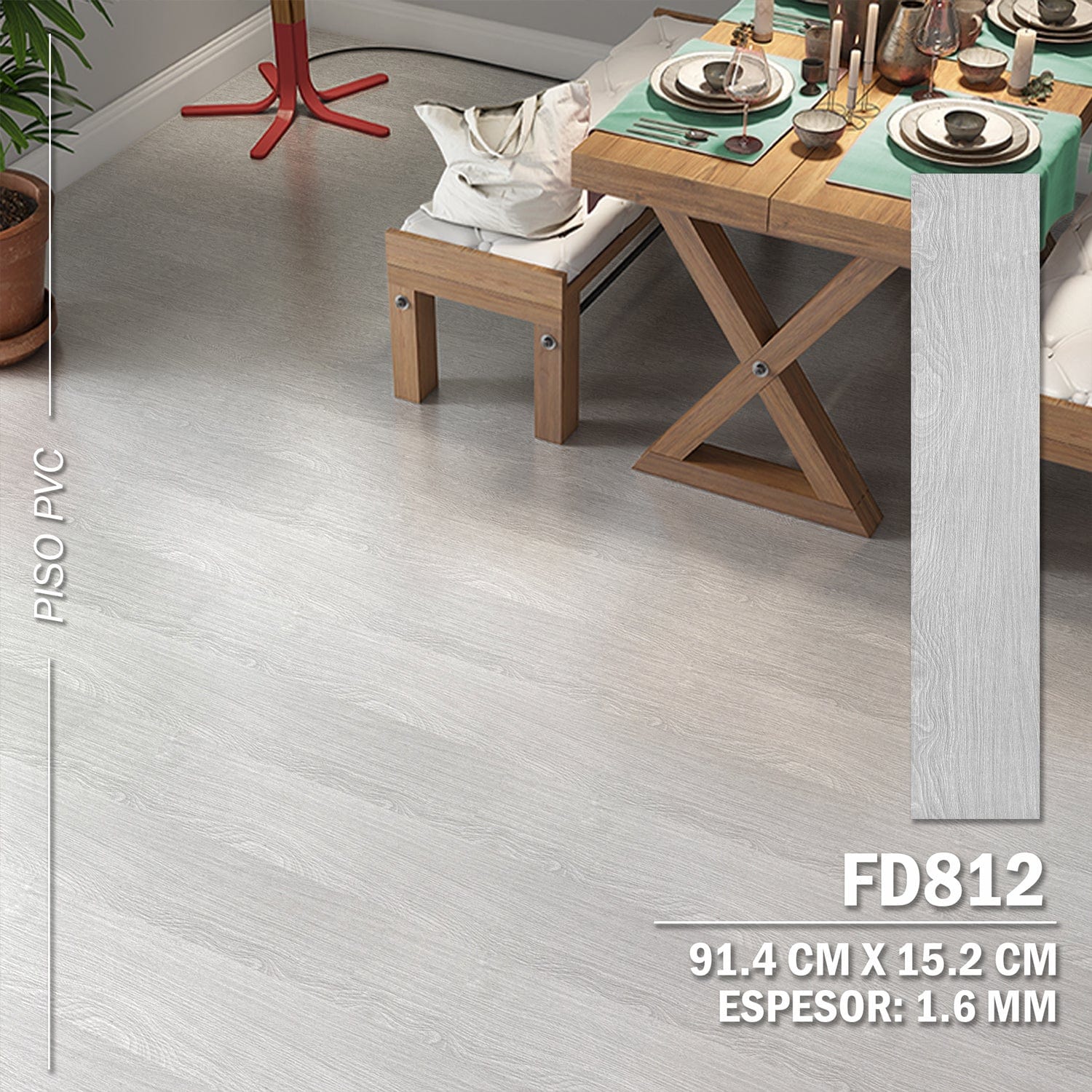 🔥 TINICOO Peel & Stick PVC Flooring – Waterproof, Fireproof & DIY in M ...